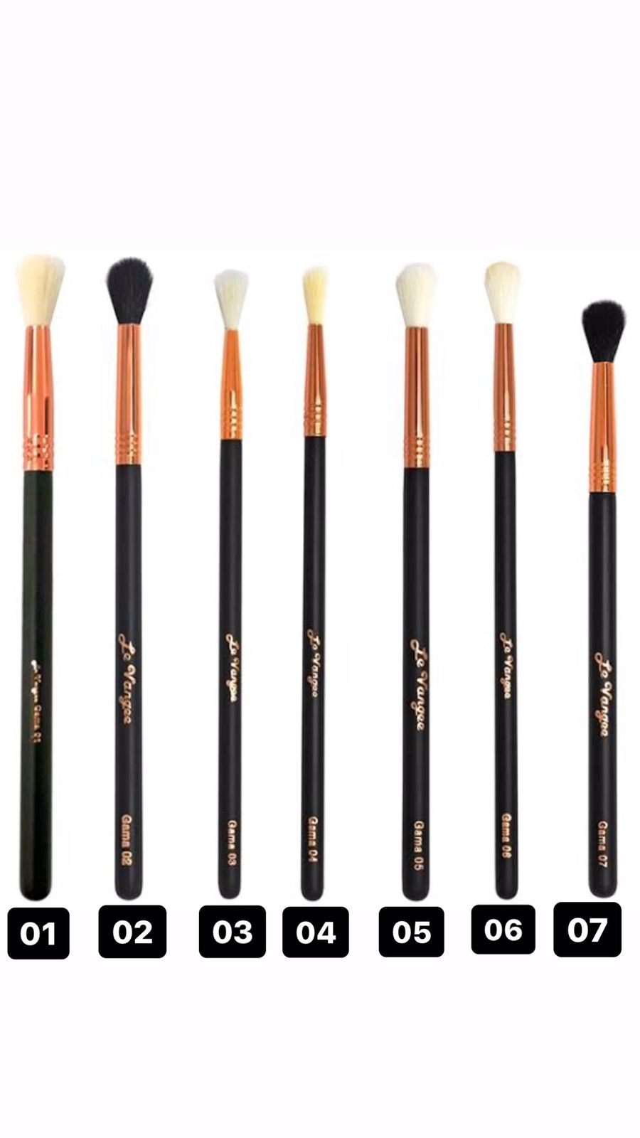 Le Vangee - Kit Pinceis - Make Importada