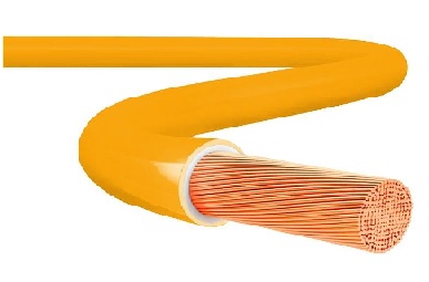 Cabo Flexível 6,0mm AMARELO 750v COBRECOM em rolo de 100mts - Wamluz - Materiais Elétricos
