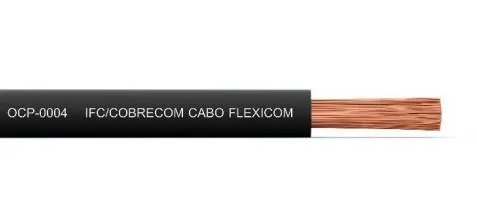Cabo Flexivel 6,0mm Preto 450/750v COBRECOM em rolo c/ 100mts - Wamluz - Materiais Elétricos