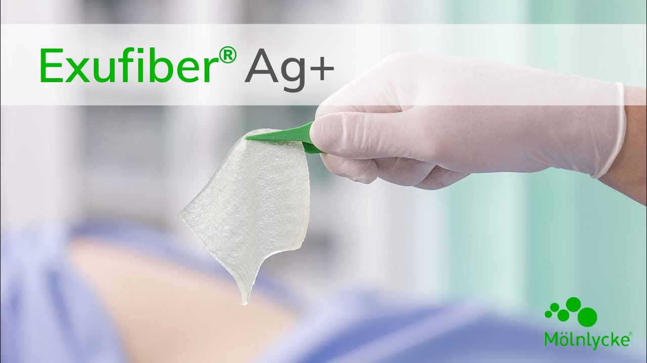 Curativo Exufiber AG+ 2x45cm Molnlycke - Cirúrgica Ultramed | Produtos ...