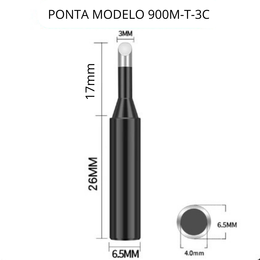 Ponta chanfrada para estação e ferro de solda 900M-T-3C - Eletrônica ...