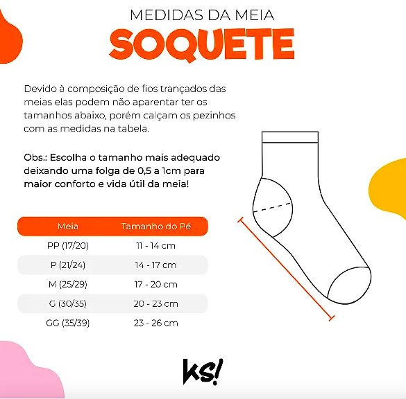 Meia KidSplash! Soquete Wave - PlayDate