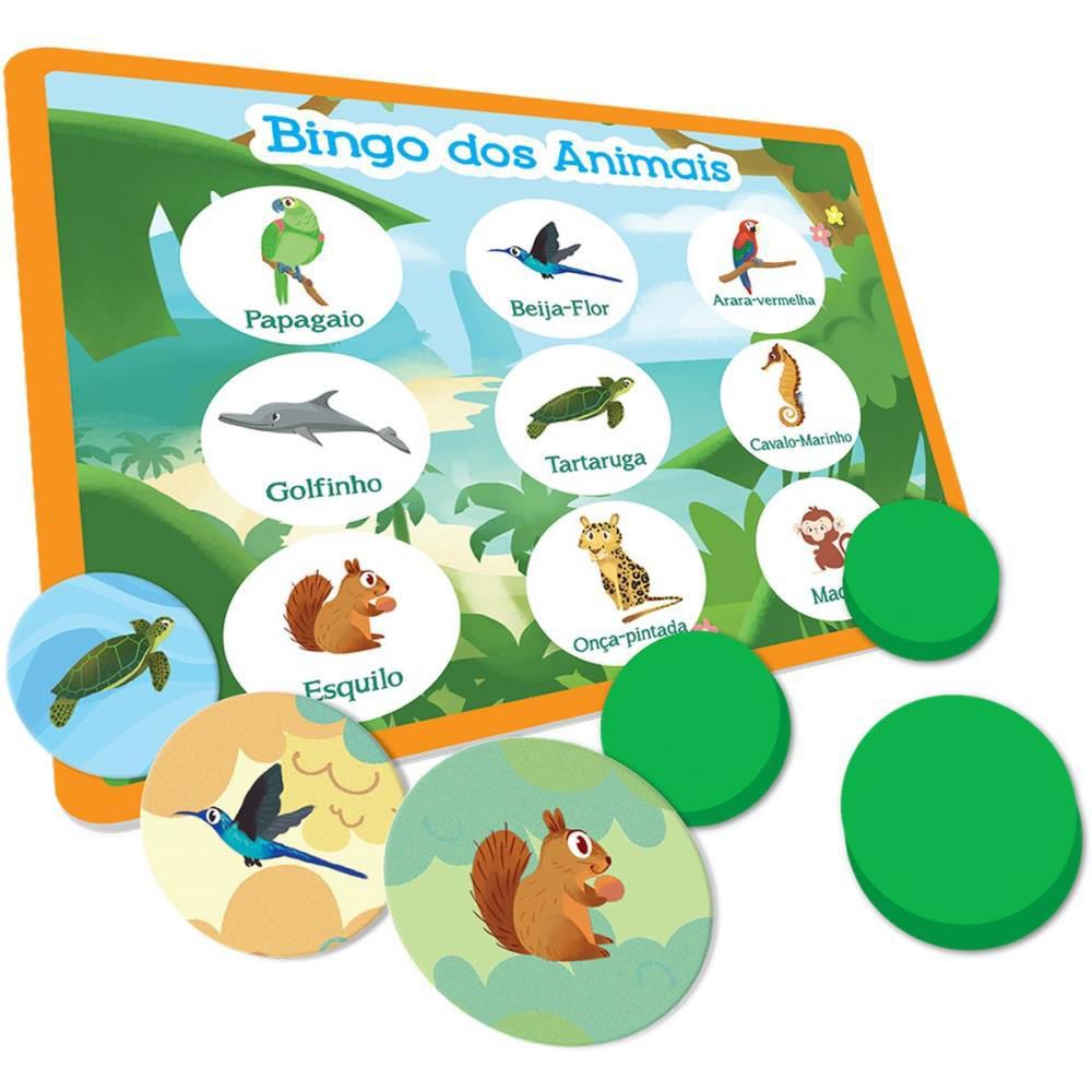 Jogo Didático Bingo dos Animais - TK Shopping – A Maior Papelaria ...