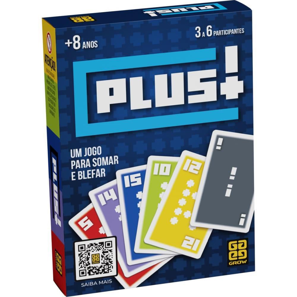 Jogo de Cartas Plus - Desafie suas Habilidades - TK Shopping