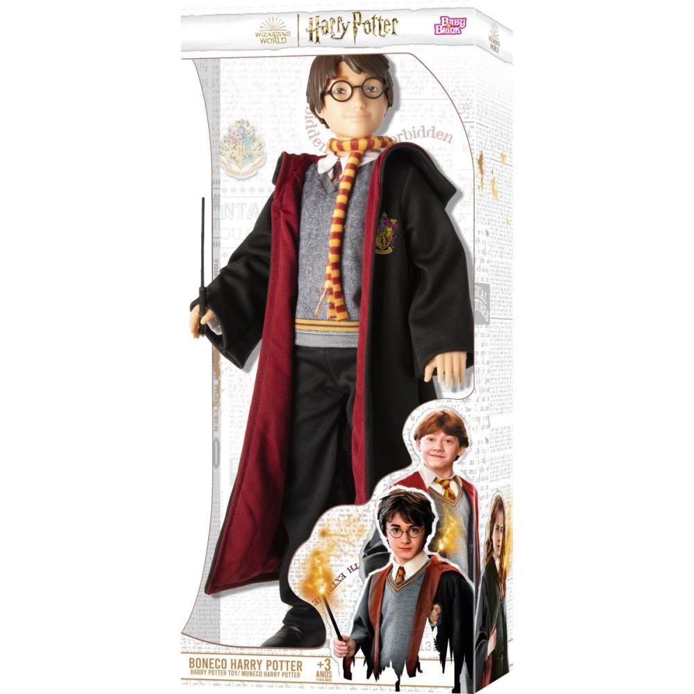 Boneco Articulado Harry Potter 45cm – Reviva a Magia com o Bruxinho ...