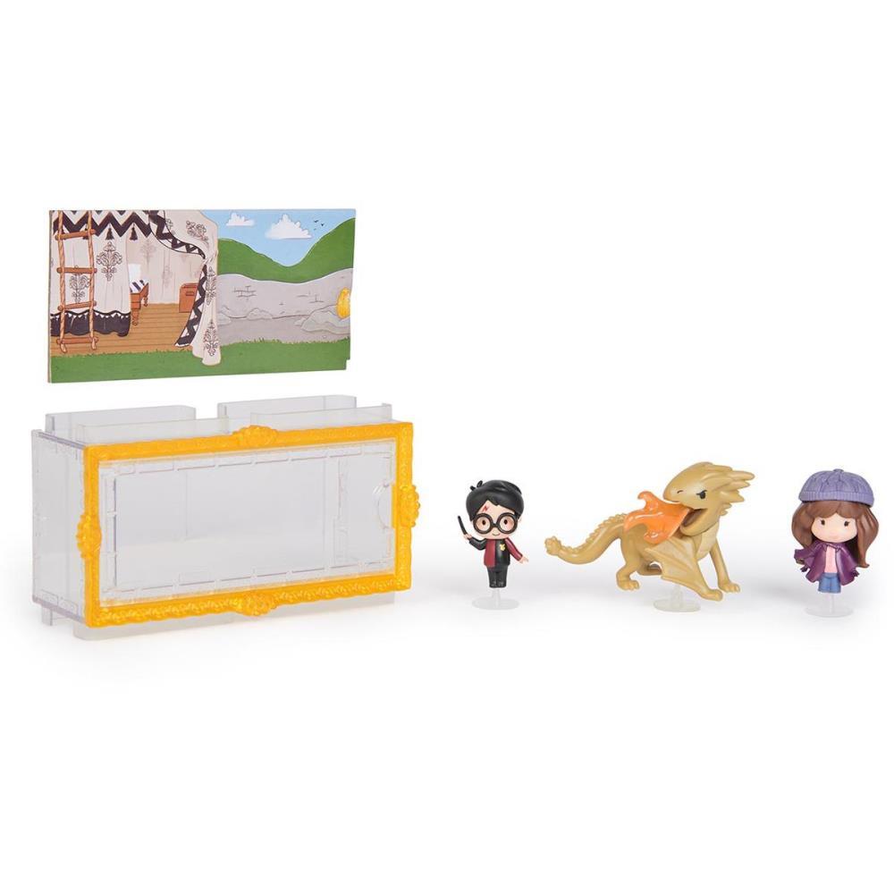 Boneco Harry Potter Cálice de Fogo com Dragão e Hermione - TK Shopping ...