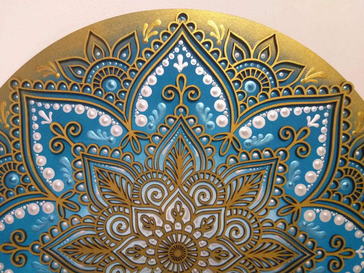 Mandala Duo Flower (do 30cm ao 90cm) - L'Tonini Atelier | Mandalas ...