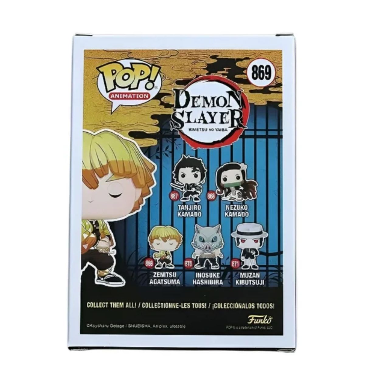 Funko Pop Demon Slayer Zenitsu Agatsuma #869 Original - VIVERSO