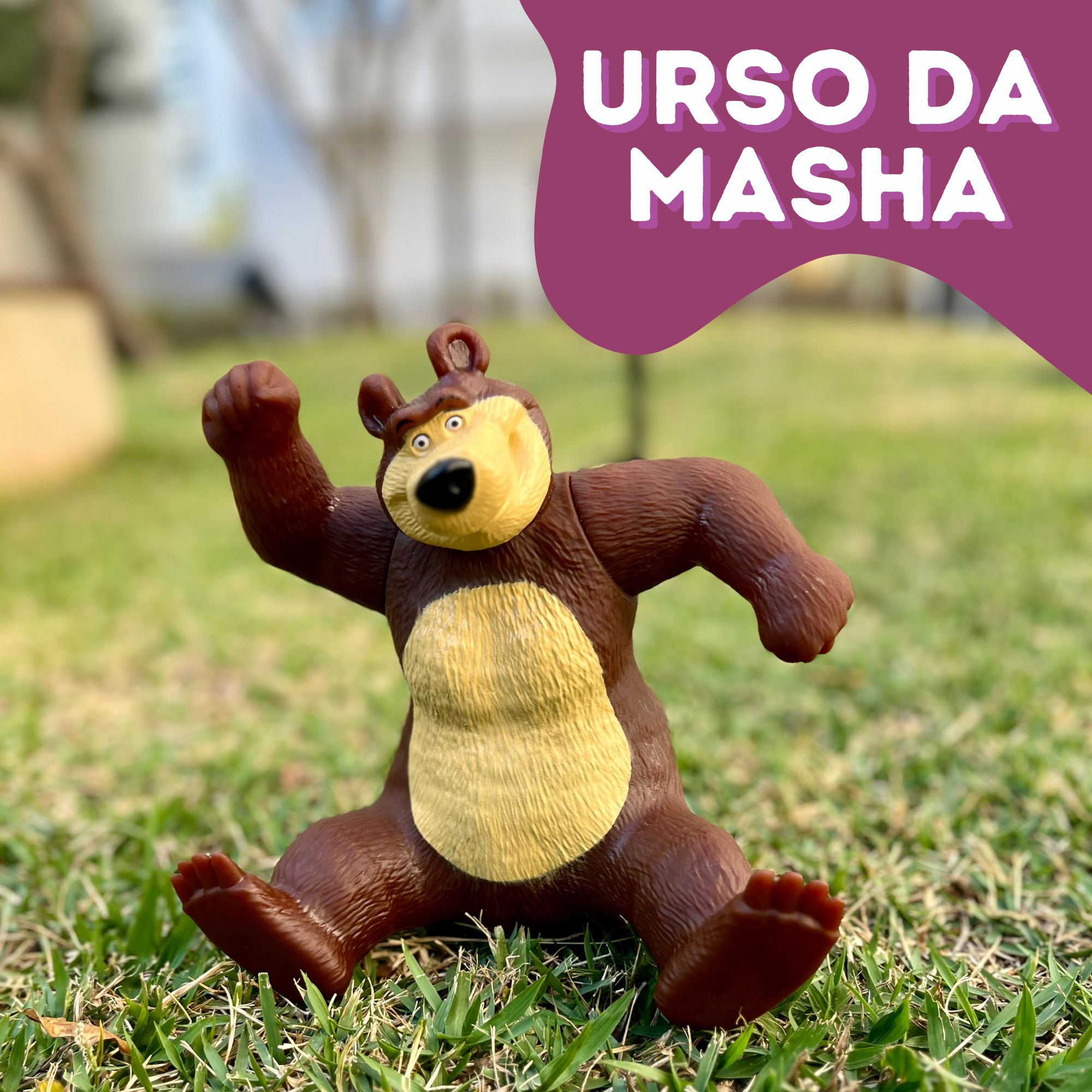 Urso da Masha - Boneco de Vinil Articulado e Original | JoyToys ...