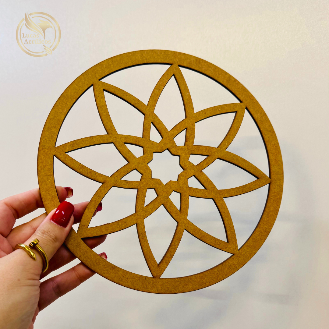 Mandalas em Diversos modelos MDF 20 CM - LUCAS ACRILICO
