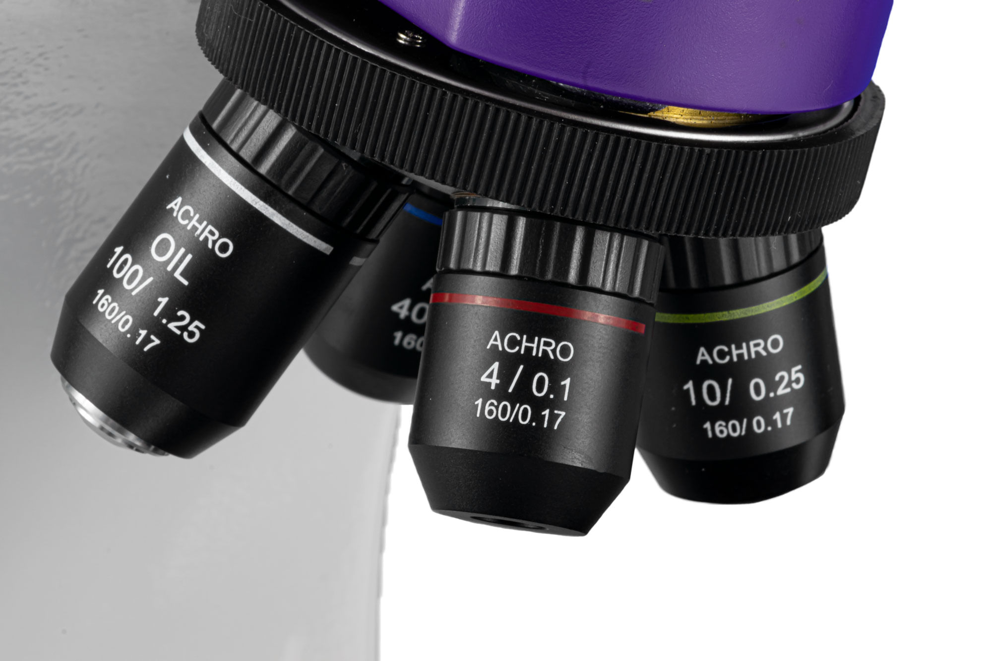 Microscopio Binocular Otica Finita Acromatico LED 1000x - Global Labor