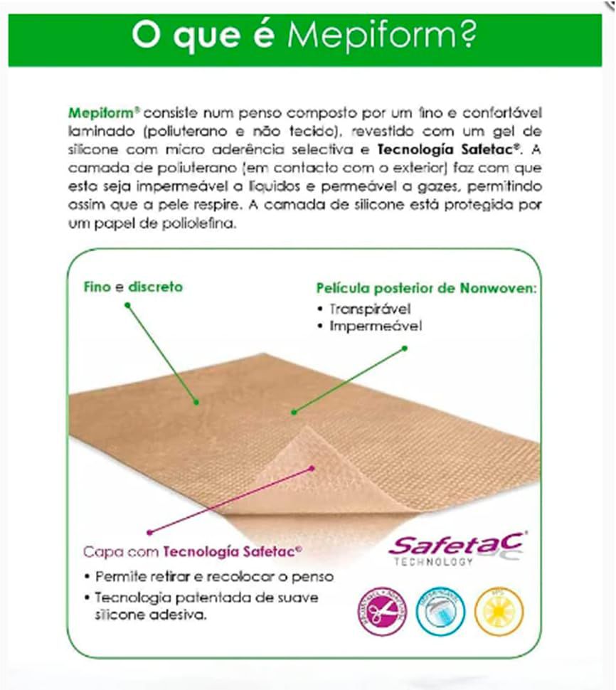 Mepiform Curativo de Silicone 4x30 (Un) - Woc.Care