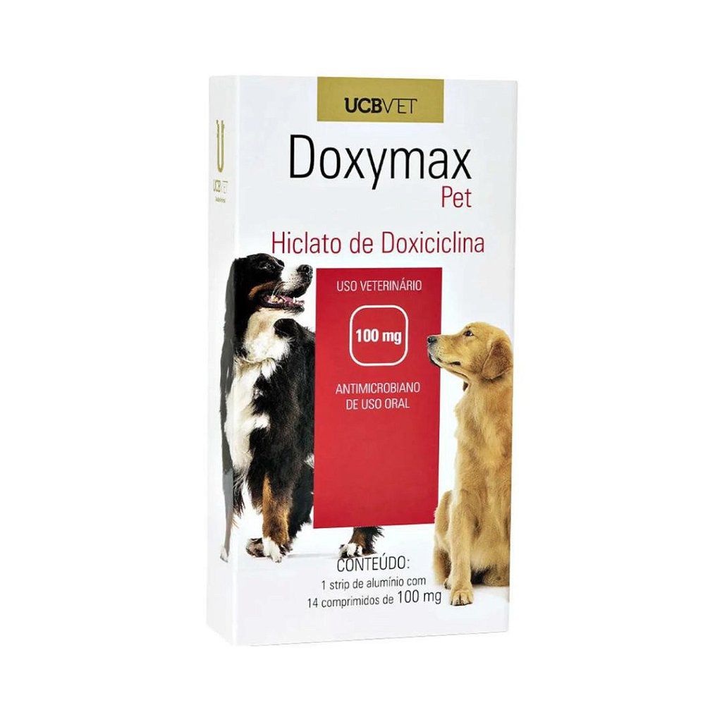 Doxymax 100 Mg Com 14 Comprimidos - UCBVet - Kajavet Farmácia Veterinária
