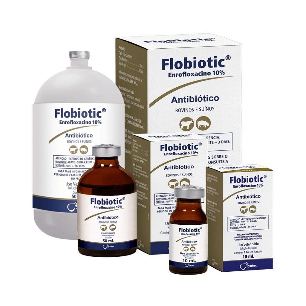 Flobiotic 10% 50 mL - Syntec - Kajavet Farmácia Veterinária
