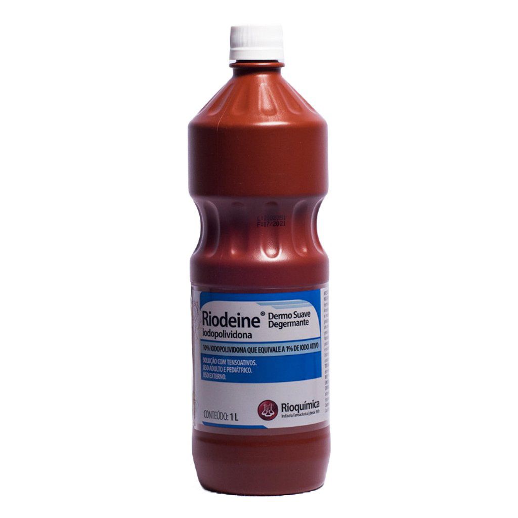 Riodeine Dermo Suave Degermante 1 Lt - Rioquímica - Kajavet Farmácia ...