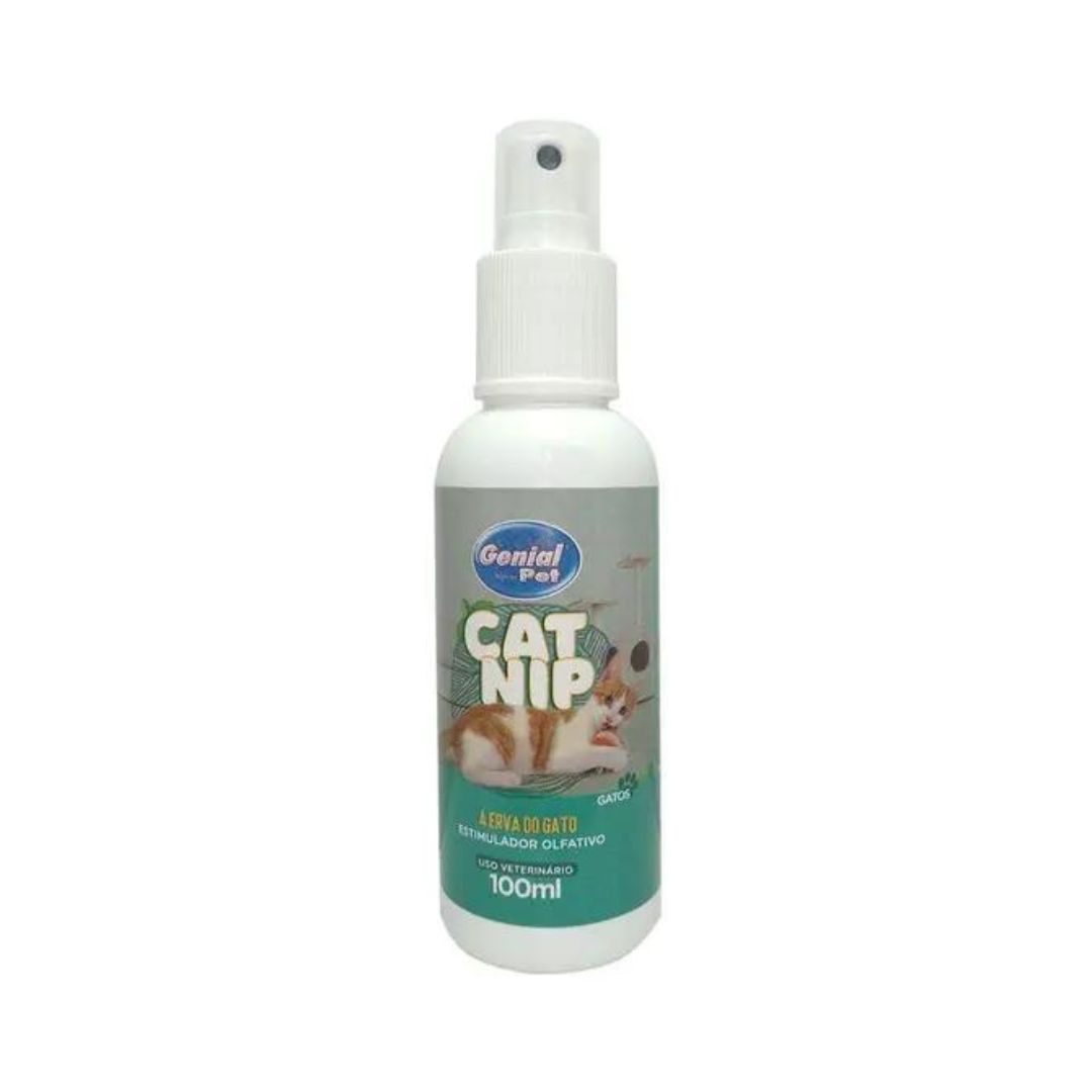 Catnip Spray 100 mL - Genial Pet - Kajavet Farmácia Veterinária