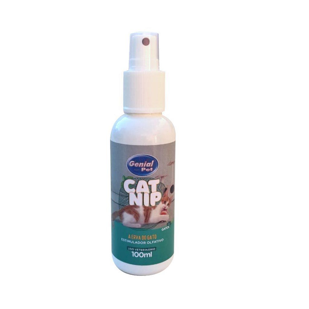 Catnip Spray 100 mL - Genial Pet - Kajavet Farmácia Veterinária