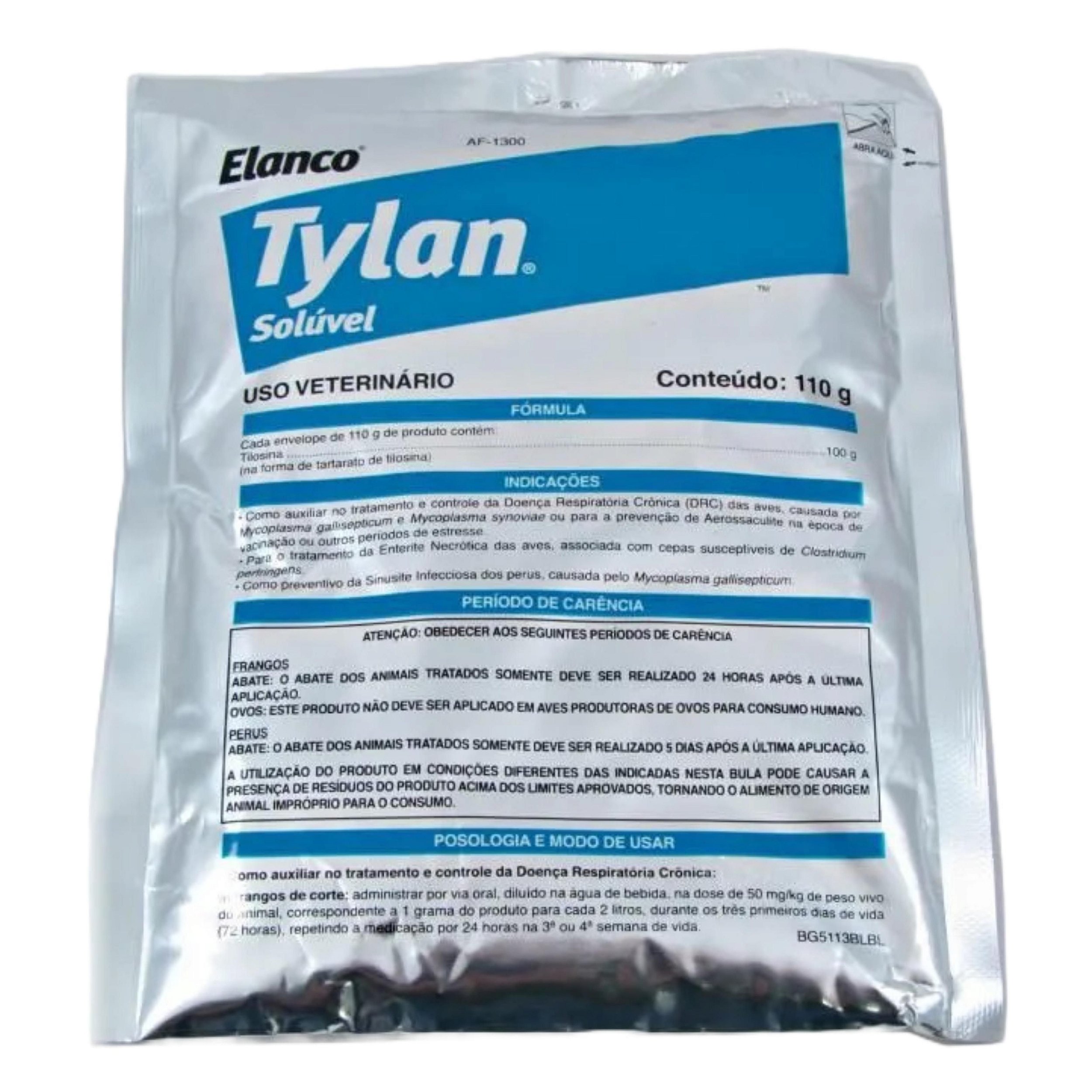 Tylan Pó Solúvel 110 Gr - Elanco - Kajavet Farmácia Veterinária