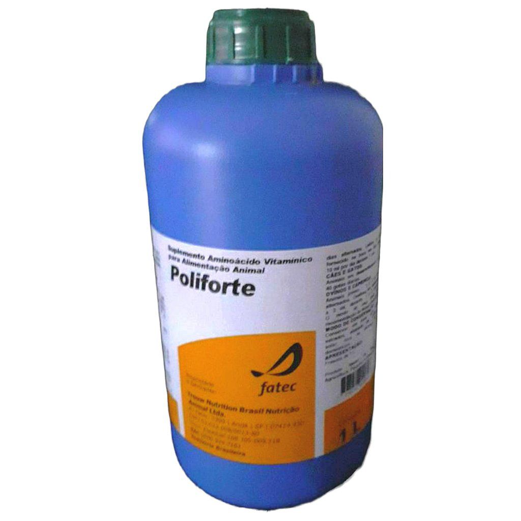 Poliforte Oral 1 Lt - Fatec - Kajavet Farmácia Veterinária