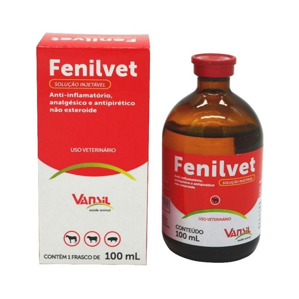 Fenilvet 100 mL - Vansil - Kajavet Farmácia Veterinária