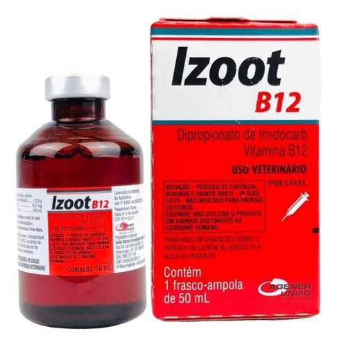Izoot B12 50 mL - Agener União - Kajavet Farmácia Veterinária