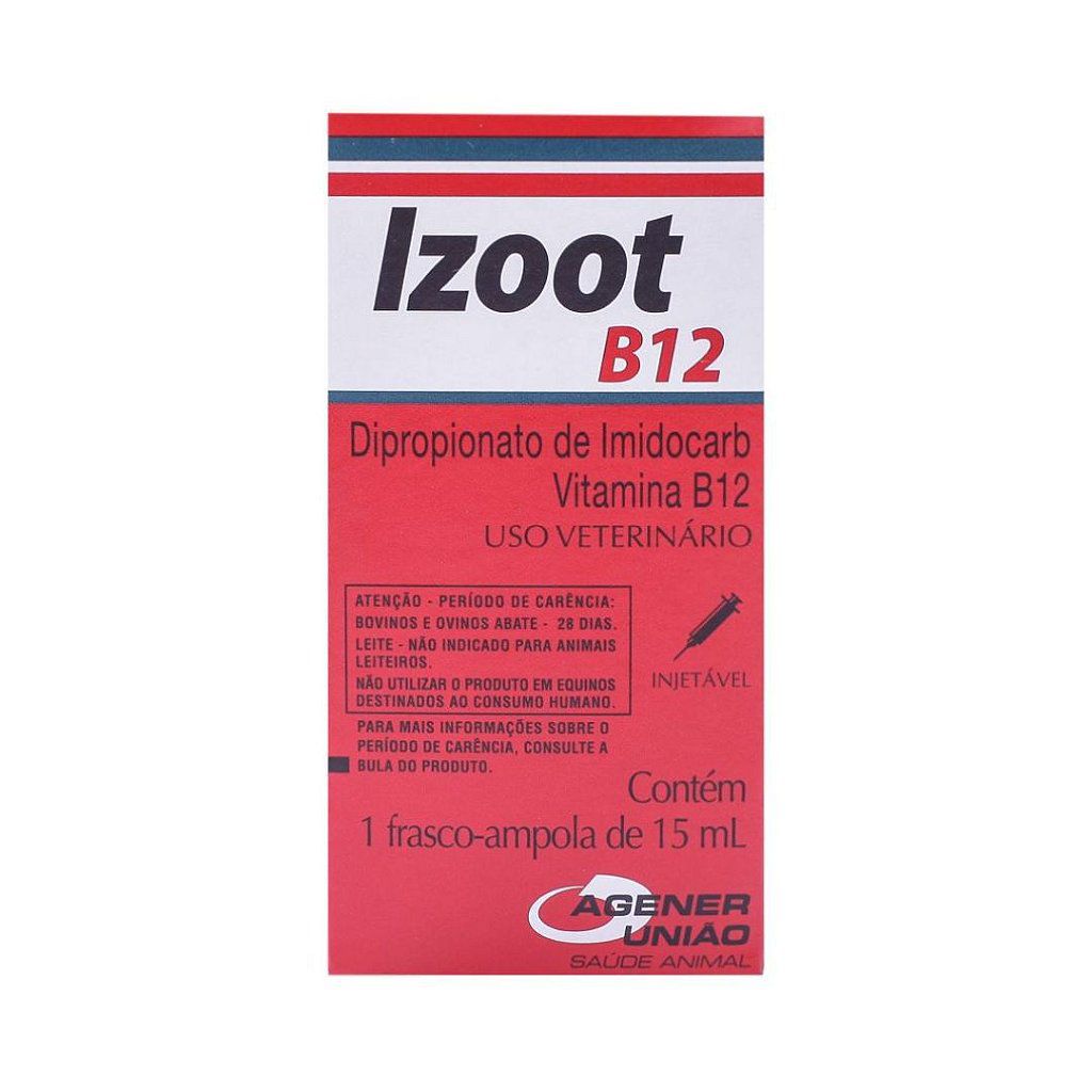 Izoot B12 15 mL - Agener União - Kajavet Farmácia Veterinária