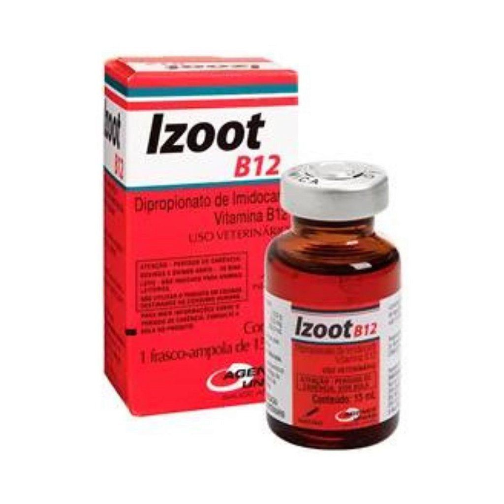Izoot B12 15 mL - Agener União - Kajavet Farmácia Veterinária