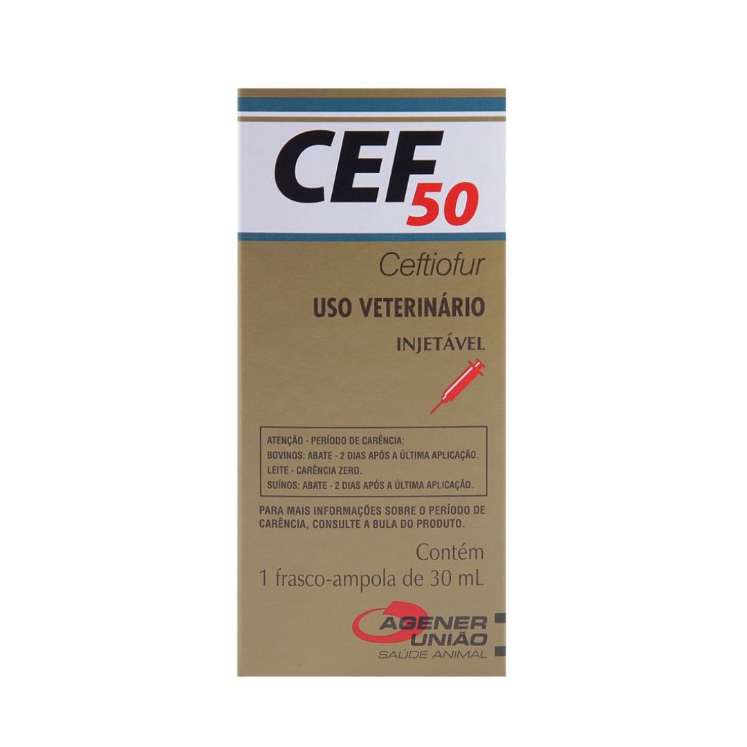 Cef-50 Ceftiofur Injetável 100 mL - Agener União - Kajavet Farmácia ...