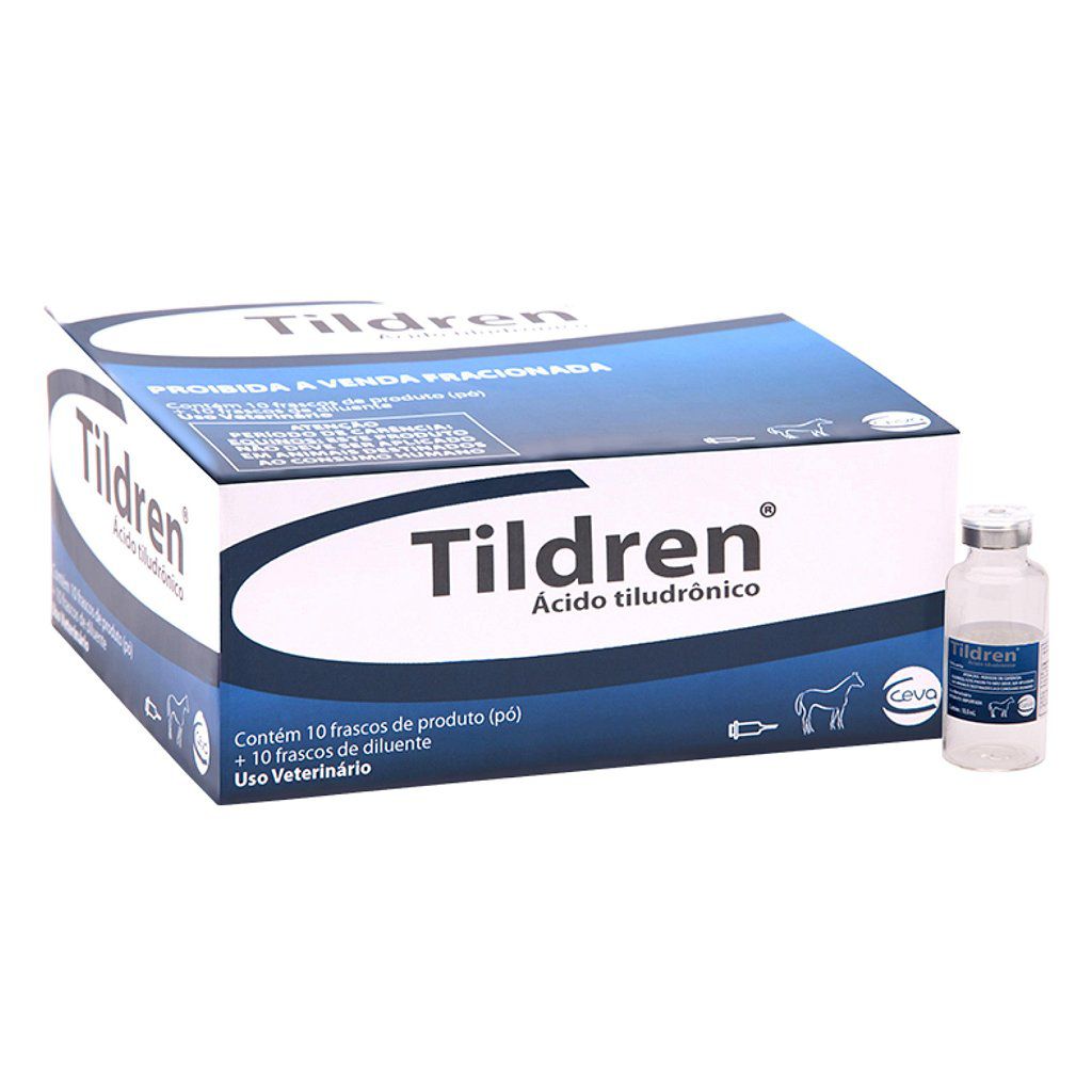 Tildren 10 Frascos De 50 Mg - Ceva - Kajavet Farmácia Veterinária