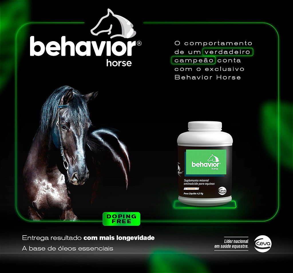 Behavior Horse Pó 4,5 Kg - Ceva - Kajavet Farmácia Veterinária