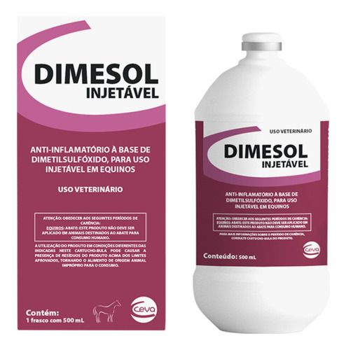Dimesol 500 mL - Ceva - Kajavet Farmácia Veterinária
