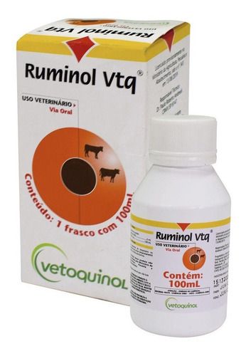 Ruminol Vtq 100 mL - Vetoquinol - Kajavet Farmácia Veterinária