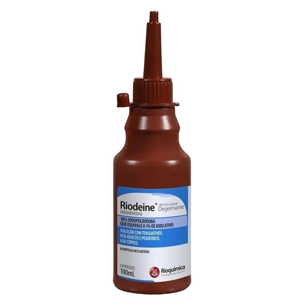 Riodeine Dermo Suave Degermante 100 mL - Rioquímica - Kajavet Farmácia ...