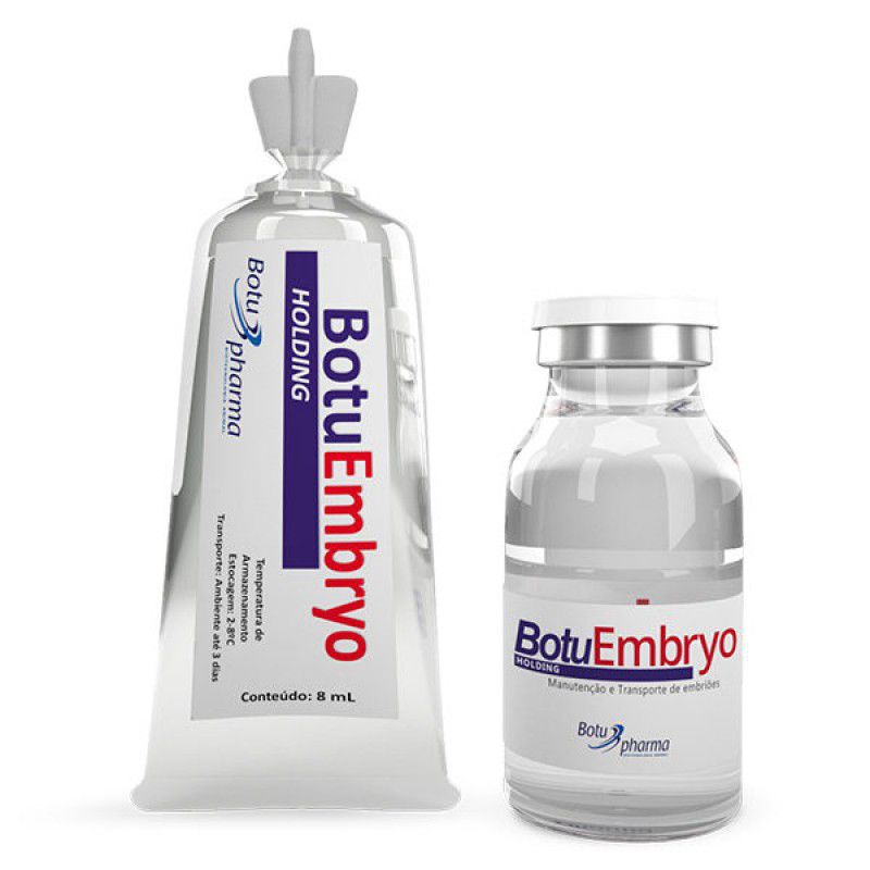Botu Embryo Flaconete 8 mL - Botupharma - Kajavet Farmácia Veterinária