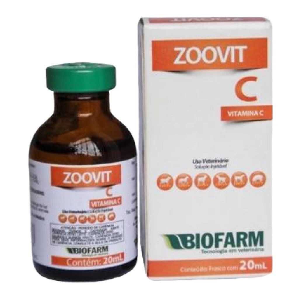 Zoovit C 20 mL - Biofarm - Kajavet Farmácia Veterinária