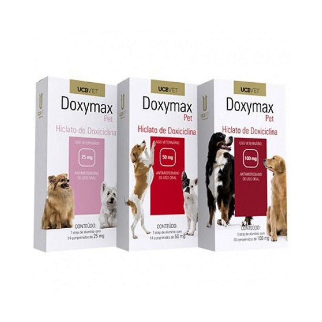 Doxymax 50 Mg Com 14 Comprimidos - UCBVet - Kajavet Farmácia Veterinária