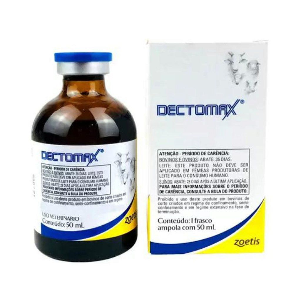 Dectomax 50 mL - Zoetis - Kajavet Farmácia Veterinária