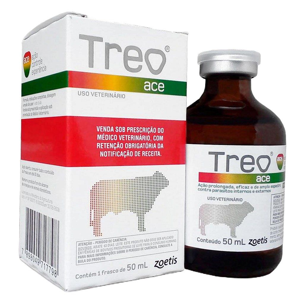 Treo Ace 3,5% 50 mL - Zoetis - Kajavet Farmácia Veterinária