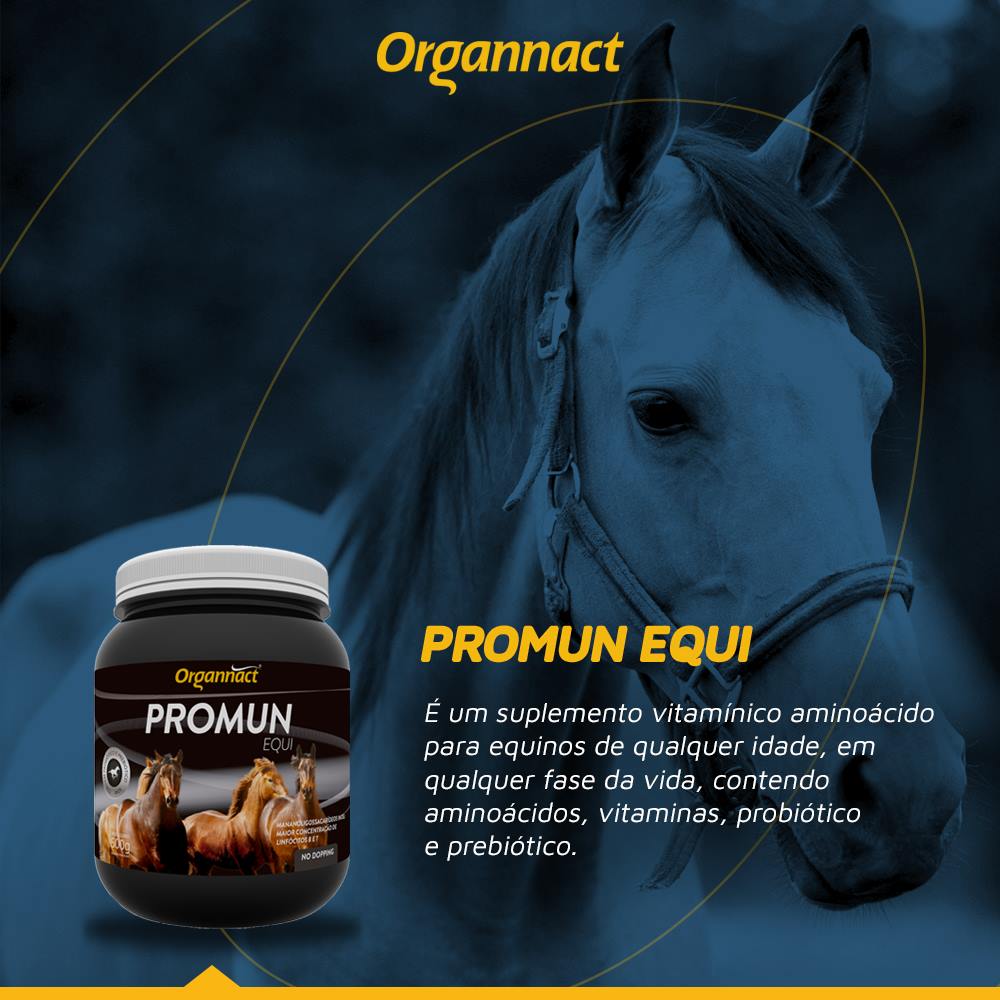 Promun Equi 500 Gr - Organnact - Kajavet Farmácia Veterinária
