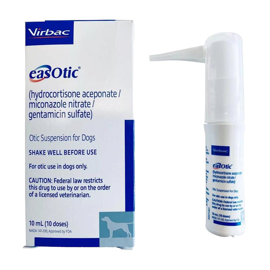 Easotic 10 mL - Virbac - Kajavet Farmácia Veterinária