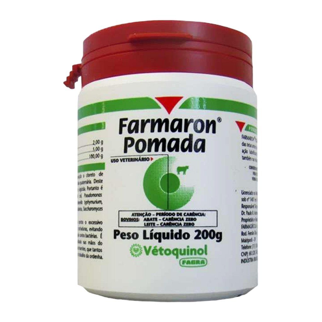 Farmaron Pomada 200 Gr - Vetoquinol - Kajavet Farmácia Veterinária