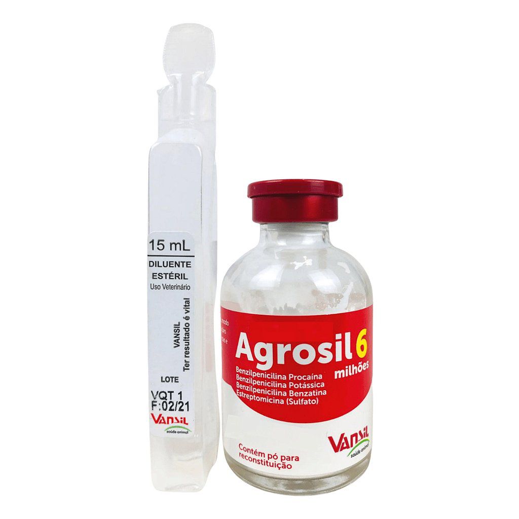 Agrosil 6 milhões - Vansil - Kajavet Farmácia Veterinária