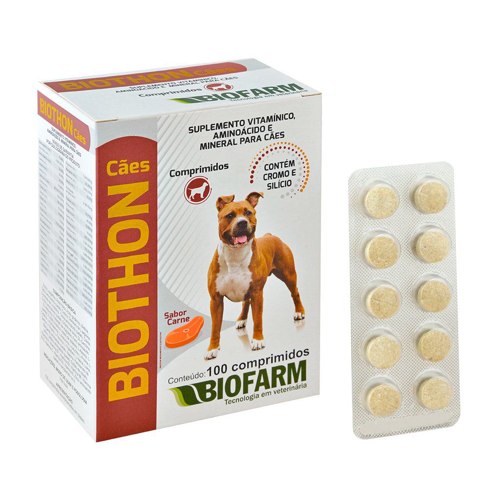 Biothon 100 Comprimidos - Biofarm - Kajavet Farmácia Veterinária