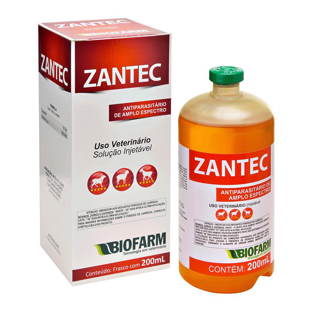 Zantec 200 mL - Biofarm - Kajavet Farmácia Veterinária