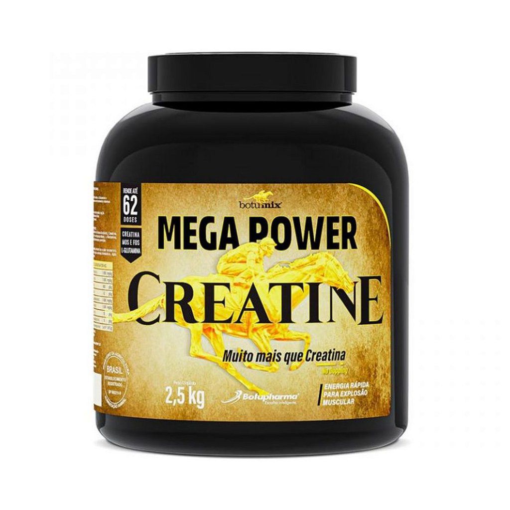 Creatine Mega Power 2,5 Kg - Botupharma - Kajavet Farmácia Veterinária