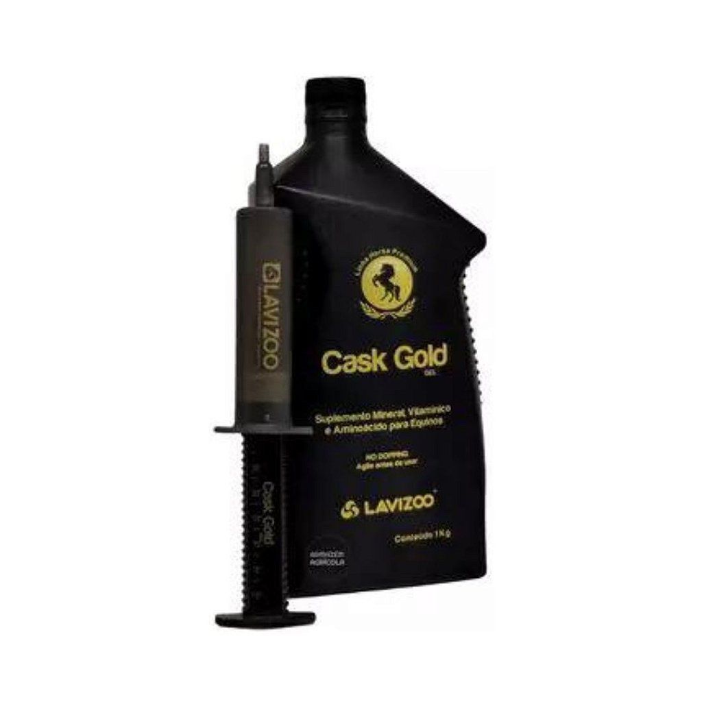 Cask Gold Gel 1 Lt - Lavizoo - Kajavet Farmácia Veterinária
