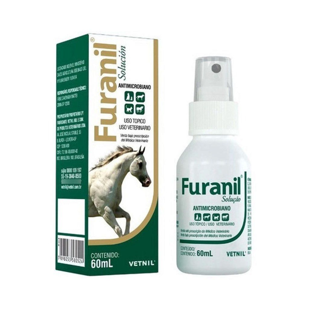 Furanil Solução 60 mL - Vetnil - Kajavet Farmácia Veterinária
