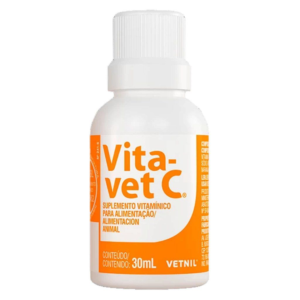 Vita Vet C 30 mL - Vetnil - Kajavet Farmácia Veterinária