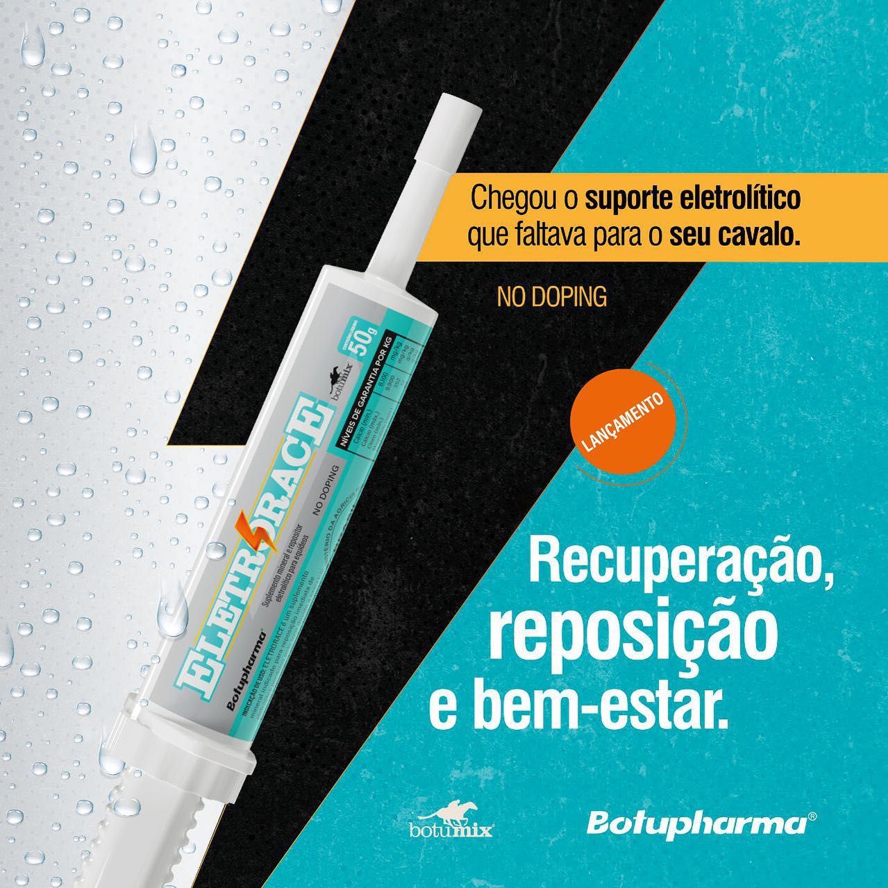 Eletrorace Eletrolítico 50 Gr - Botupharma - Kajavet Farmácia Veterinária