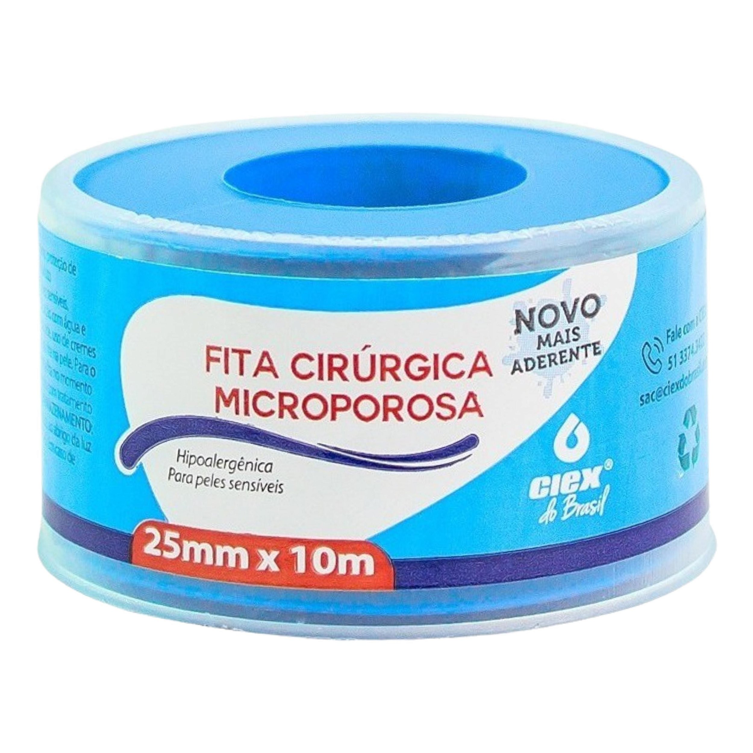 Fita Microporosa Micropore 25 mm X 10 mt - Ciex - Kajavet Farmácia ...